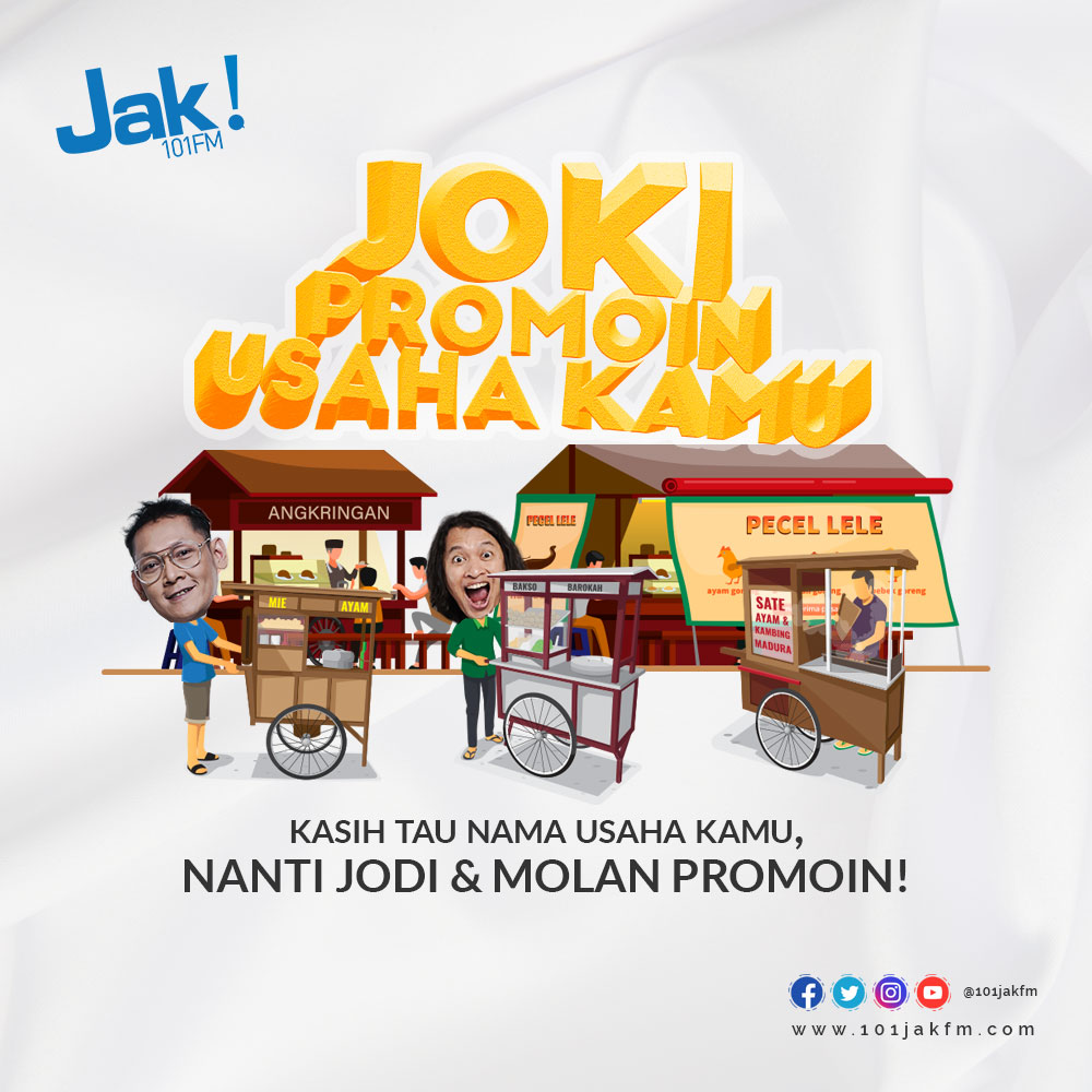 JOKI promoin usaha kamu! – JAK 101 FM